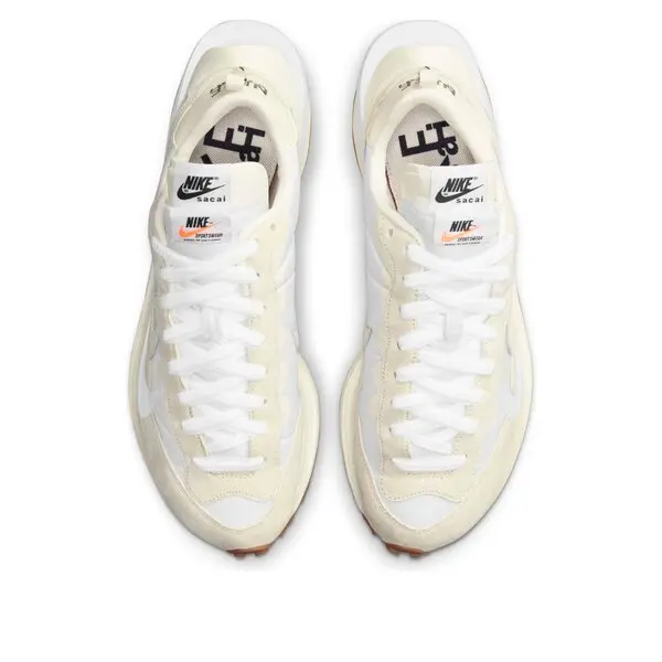 Nike X Sacai Vaporwaffle Sail Gum Sneakers - White/sail