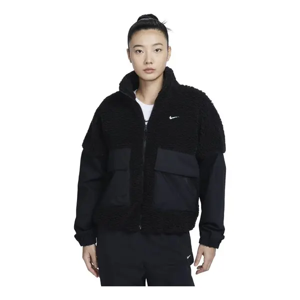 Nike Essential Jacket Asia Sizing 'black - Black/white