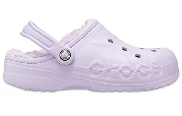 CROCS Baya Lined Clogs - Light Purple