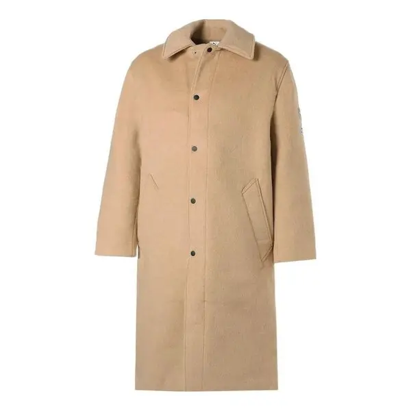 PUMA X Ami Collared Coat - Brown