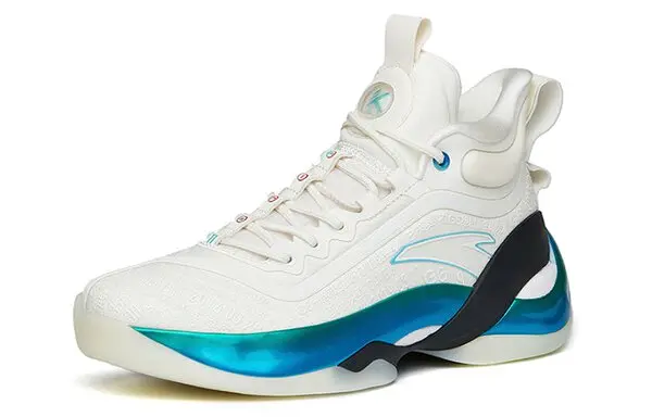 ANTA Klay Thompson "g6 Tang" High-top Sneakers - White/blue