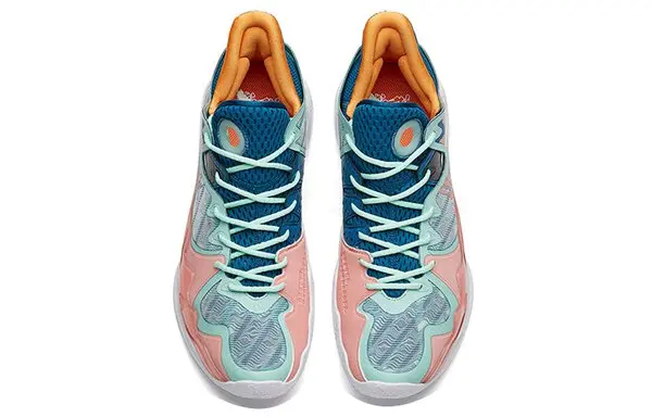 ANTA Shock Wave 4 - Blue/mint/pink