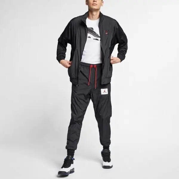 JORDAN Sports Stand Collar Windproof Woven Jacket