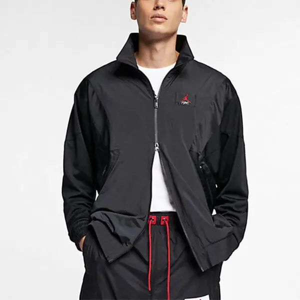 JORDAN Sports Stand Collar Windproof Woven Jacket