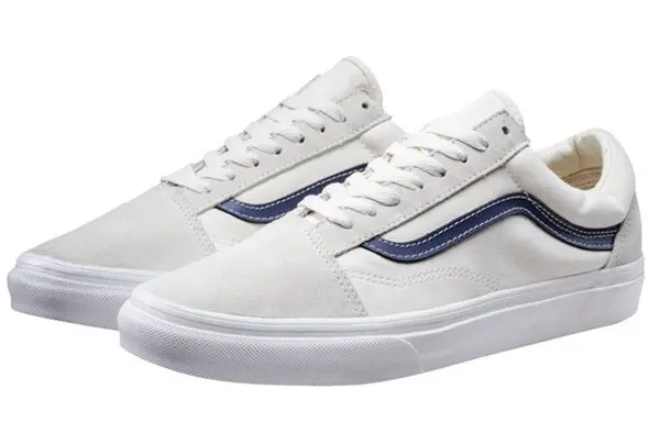 VANS Old Skool Sneakers - White/blue