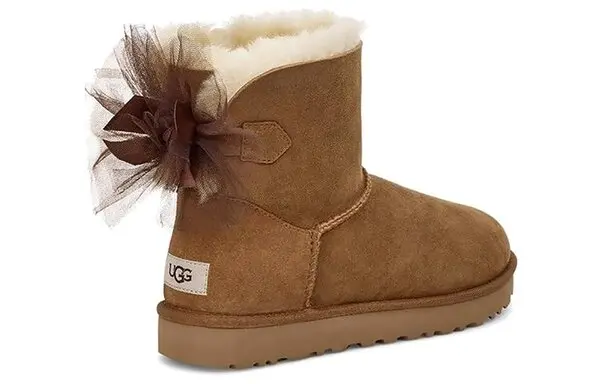 UGG Mini Bailey Tulle Bow Boots