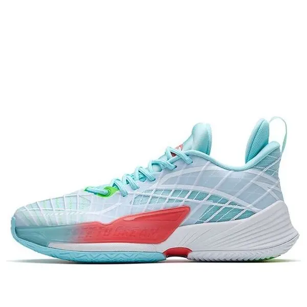 ANTA Light Crazy 3 Athletic Sneakers - Blue/white/red