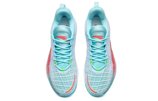 ANTA Light Crazy 3 Athletic Sneakers - Blue/white/red