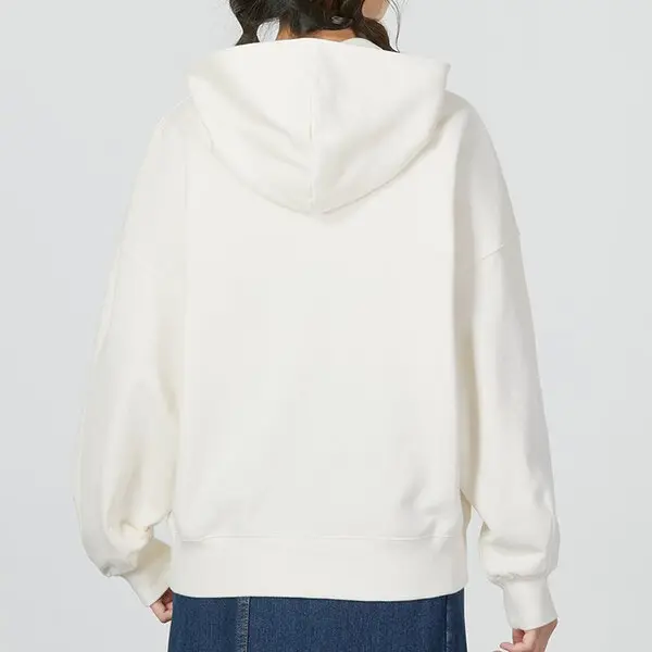 PUMA Classic Oversized Hoodie - White/grey