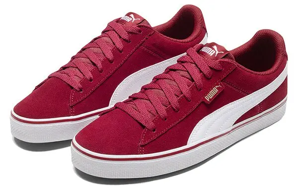 PUMA Vulc Retro Casual Sneakers - Red