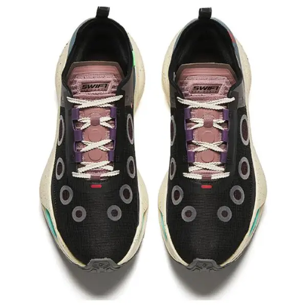 ANTA Champion Collection Running Sneakers - Black/grey/white