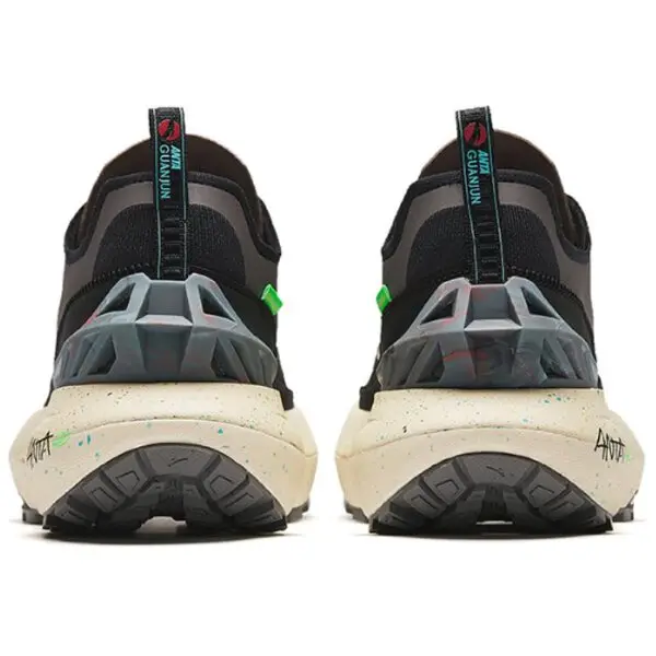 ANTA Champion Collection Running Sneakers - Black/grey/white