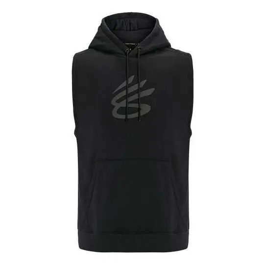 Under Armour Curry Fleece Sleeveless Hoodie - Black