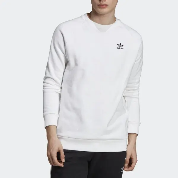 Adidas Originals Casual Sports Pullover - White