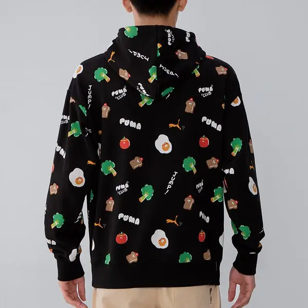 PUMA Graphic Print Pullover Hoodie