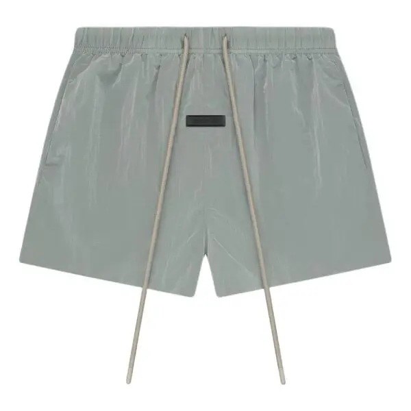 Fear Of God Crinkle Nylon Running Short - Seal