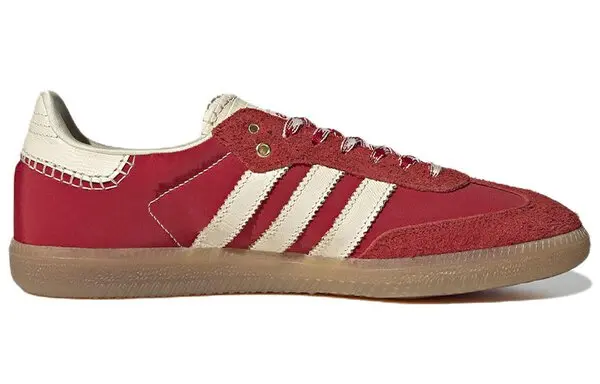 Adidas X Wales Bonner Samba Low Top Sneakers - Red/white