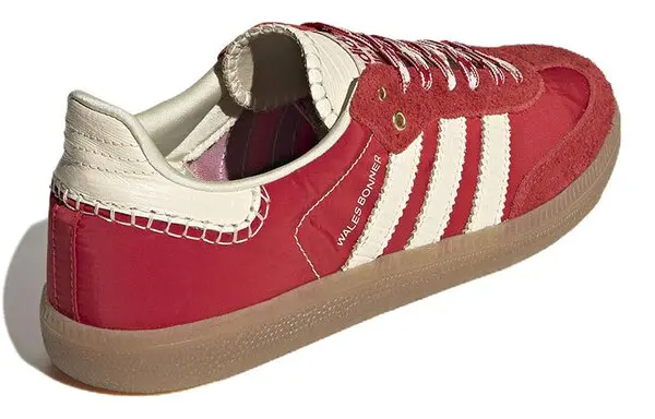 Adidas X Wales Bonner Samba Low Top Sneakers - Red/white