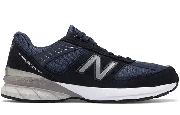 NEW BALANCE 990v5 Made In Usa Athletic Sneakers - Blue