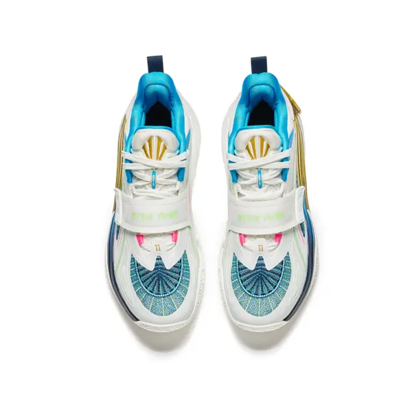 ANTA Kai 1 'playoffs White' Athletic Shoes - White/blue