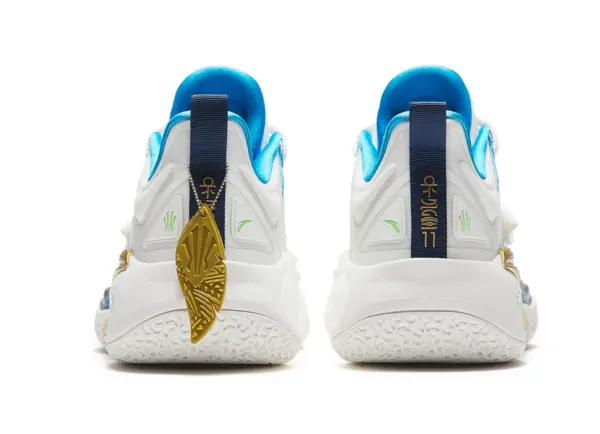 ANTA Kai 1 'playoffs White' Athletic Shoes - White/blue