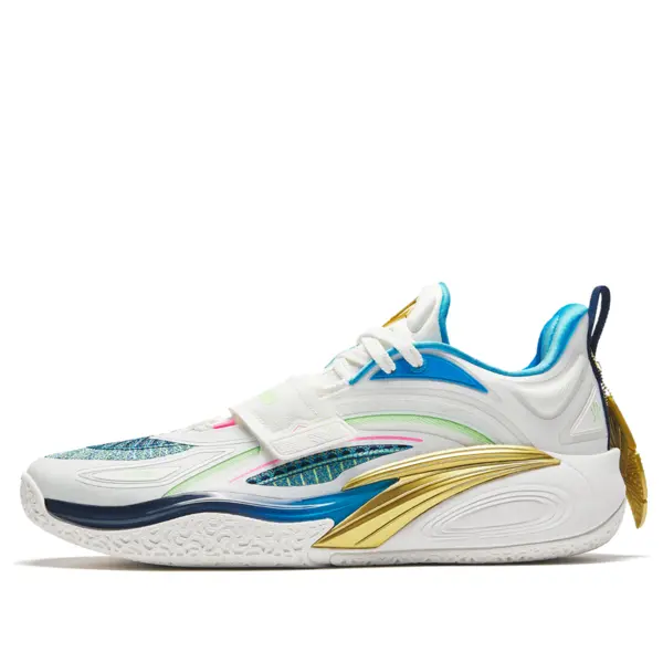 ANTA Kai 1 'playoffs White' Athletic Shoes - White/blue