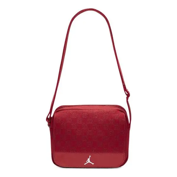 JORDAN Monogram Crossbody Bag - Red