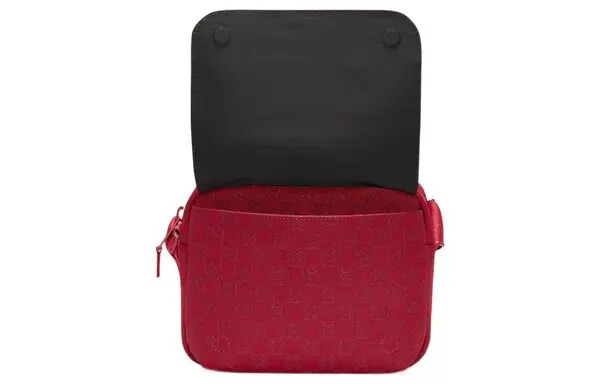 JORDAN Monogram Crossbody Bag - Red