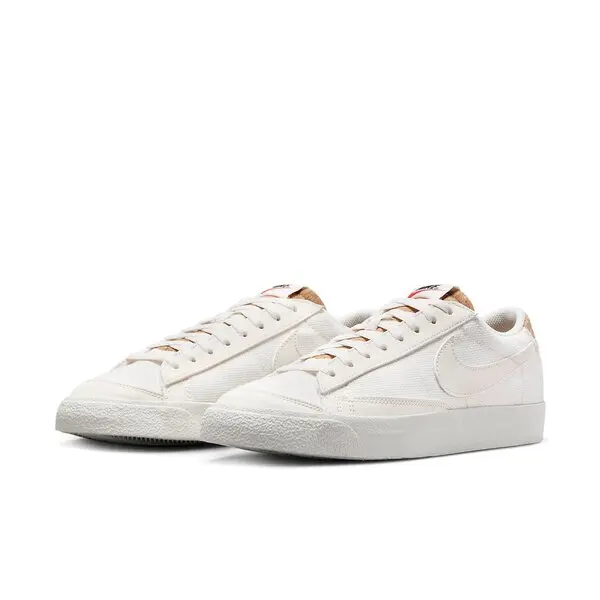 Nike Blazer Low '77 Premium Next Nature Cork Sneakers - Phantom/phantom-lt Bone-black