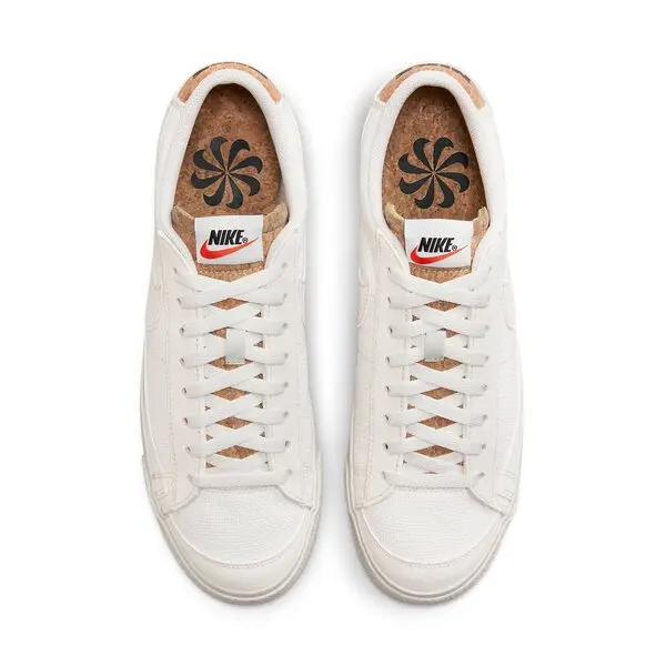 Nike Blazer Low '77 Premium Next Nature Cork Sneakers - Phantom/phantom-lt Bone-black