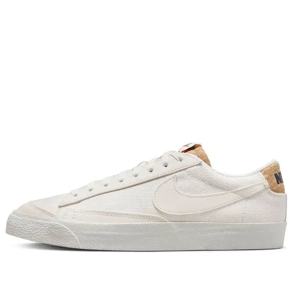 Nike Blazer Low '77 Premium Next Nature Cork Sneakers - Phantom/phantom-lt Bone-black