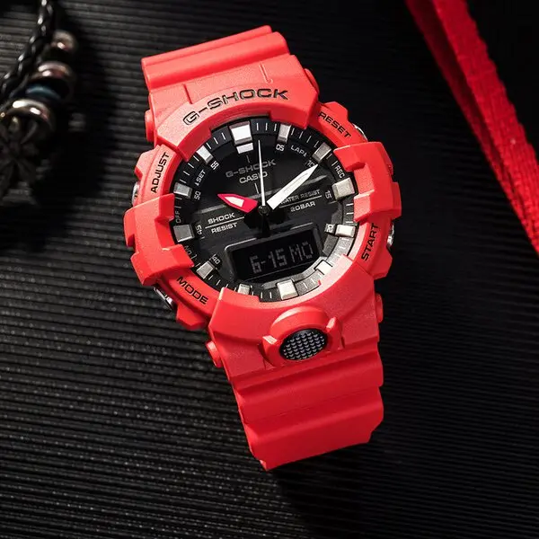 Casio G-shock Analog-digital Watch - Red