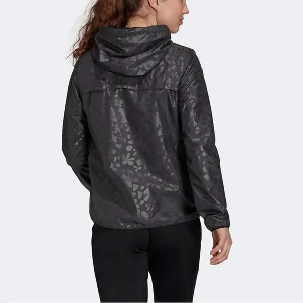 Adidas Logo Embossed Hooded Jacket