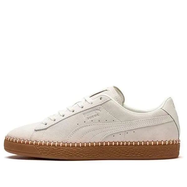 PUMA Suede Classic Blanket Stitch Sneakers - White