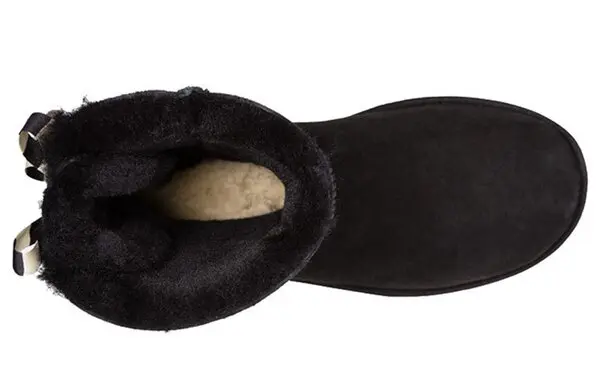 UGG Bailey Bow Stripe Boots - Black