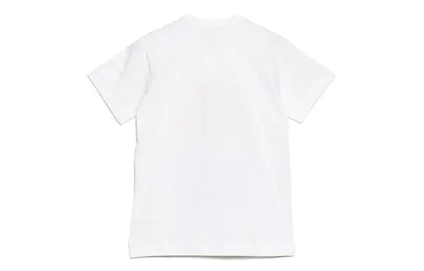 Play Comme Des Garcon Short Sleeve T-shirt With Polka Dot Heart Graphic