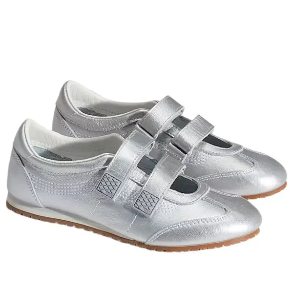 VANS Premium Mary Jane Super Lowpro Sneakers - Silver Grey