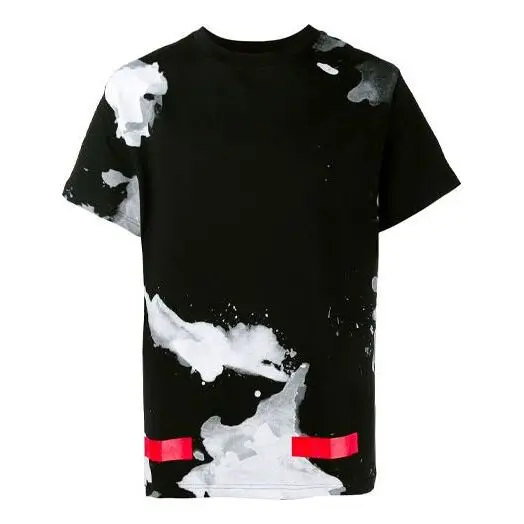 Off-White Splash Ink Short Sleeve - Black