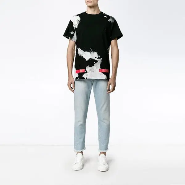 Off-White Splash Ink Short Sleeve - Black