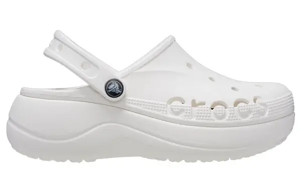 CROCS Classic Baya Platform Slide - White