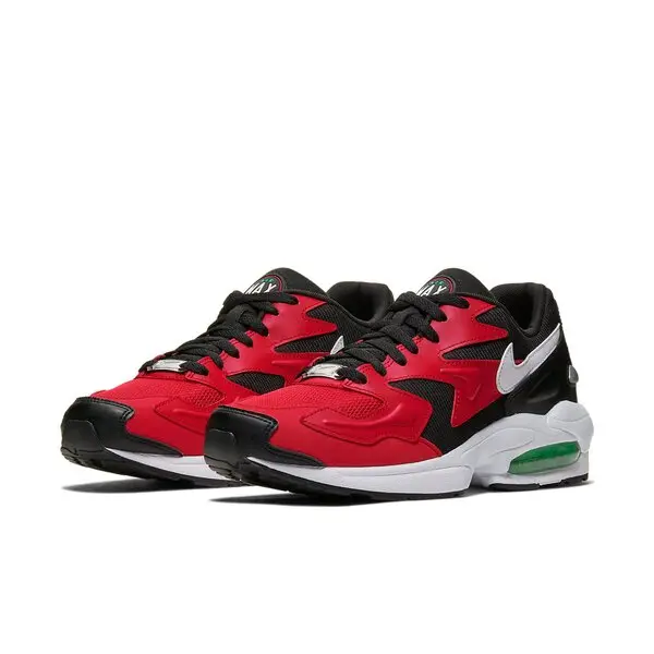 Nike Max 2 Light Sneakers - Black/red