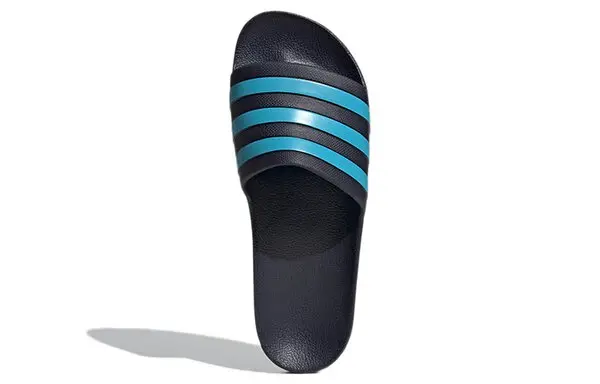 Adidas Adilette Aqua Slides - Black/blue