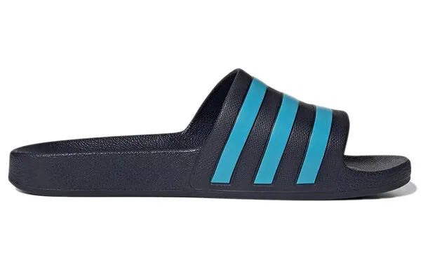 Adidas Adilette Aqua Slides - Black/blue