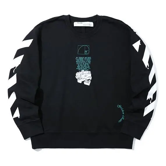 Off-White Skeleton Character Printing Short Sleeve Ordinary Version T-shirt - Black