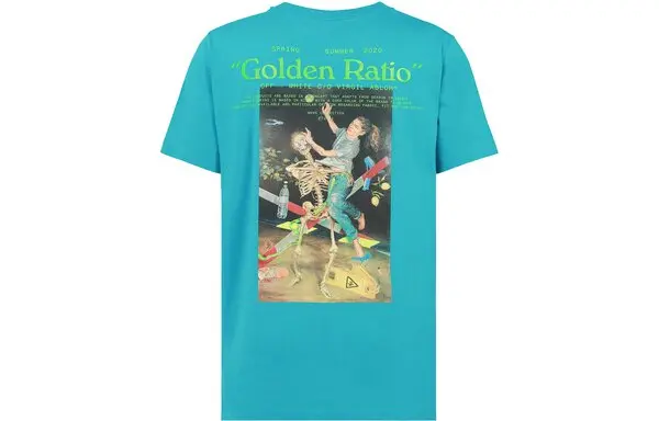 Off-White Mona Lisa Print T-shirt - Blue
