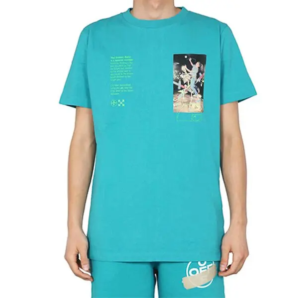 Off-White Mona Lisa Print T-shirt - Blue