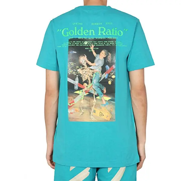Off-White Mona Lisa Print T-shirt - Blue