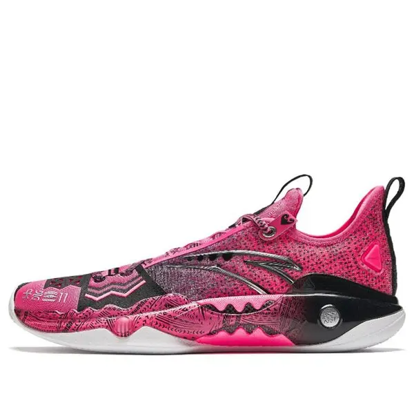 ANTA Shock Wave 5 Pro Sneakers - Pink/black
