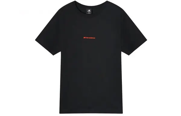 NEW BALANCE Short Sleeve Graphic T-shirt - Black/orange