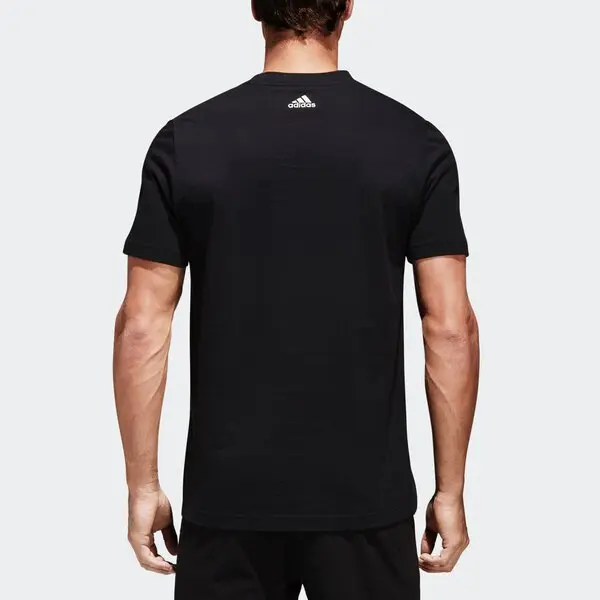 Adidas Comm Tee Logo Printing Sports Knit Short Sleeve
